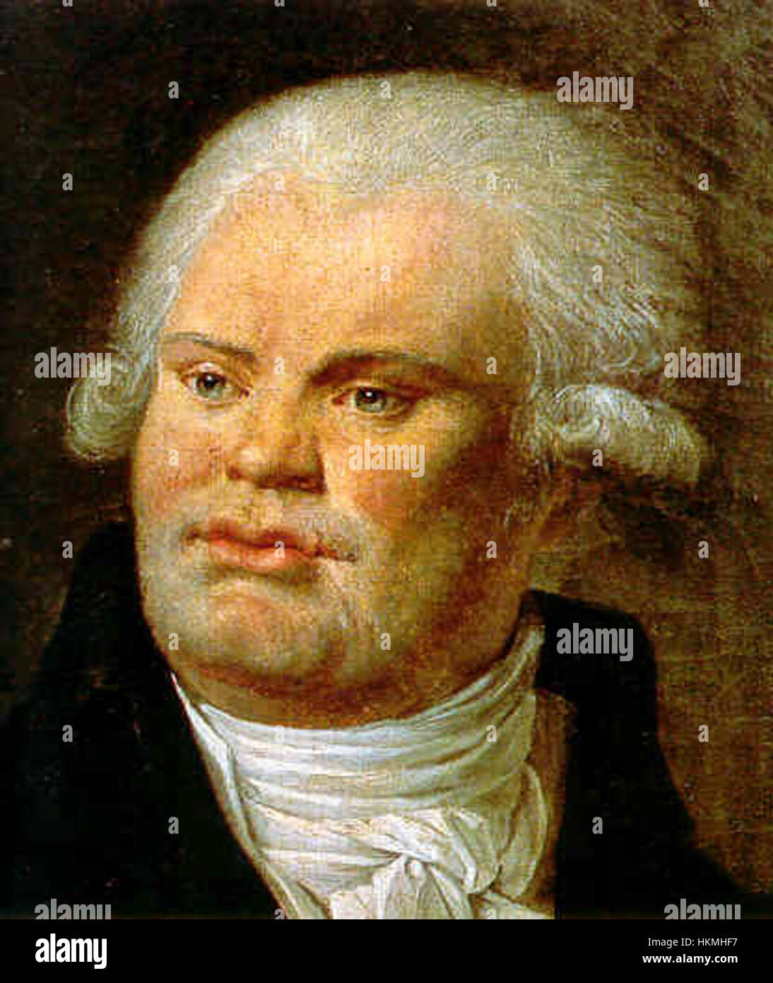 The artwork titled Danton 001 captures the historical figure Georges ...