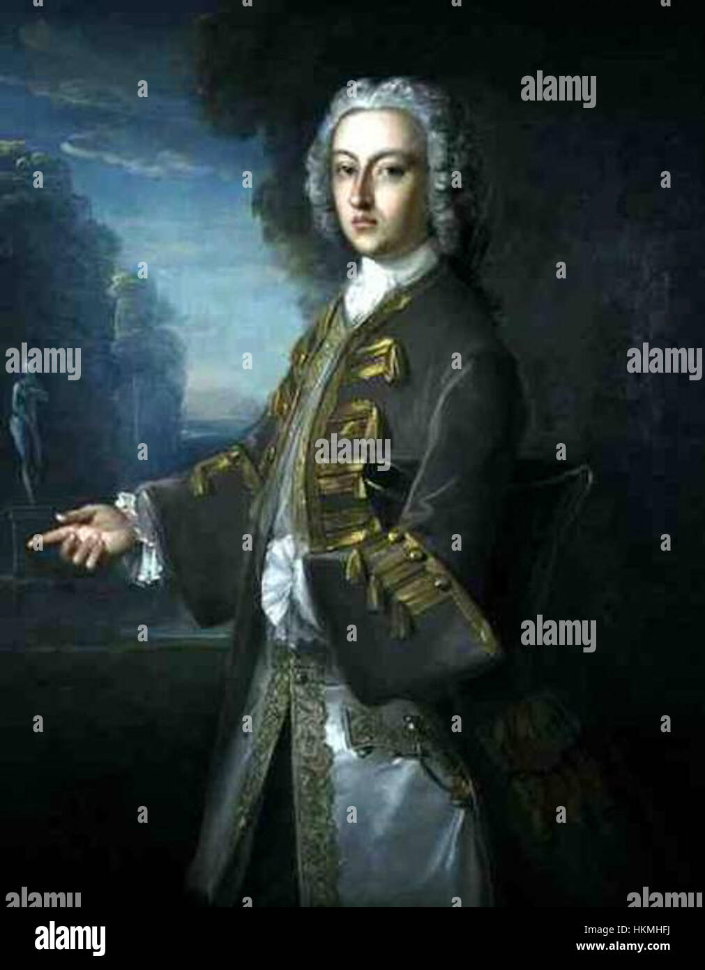 This portrait depicts Cosmo Gordon, the 3rd Duke of Gordon (1689-1760 ...