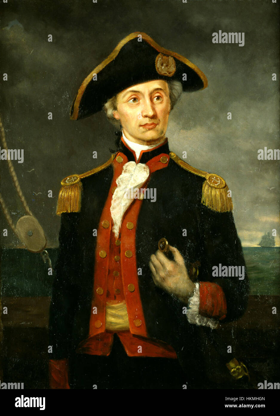 American ship captain 18th century hi-res stock photography and images ...