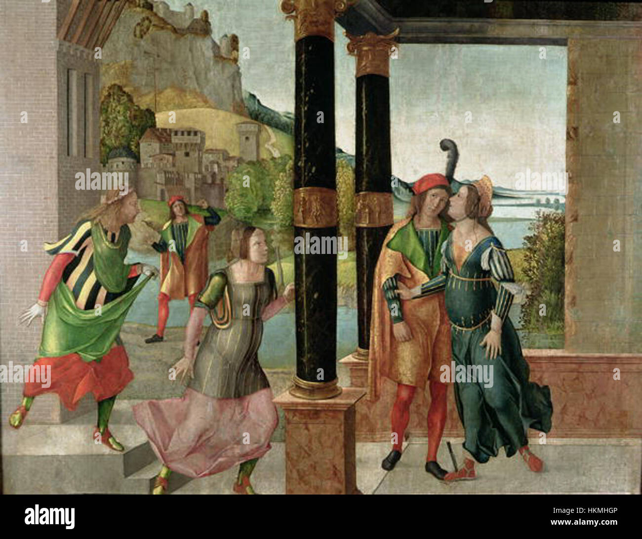 This painting by Da Verona portrays the tragic relationship between ...