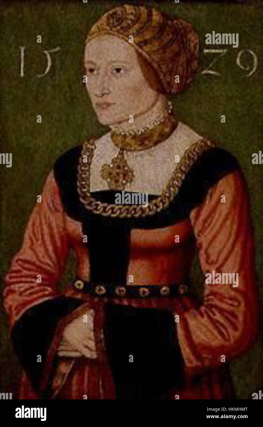 Female portrait by Hans Krell Stock Photo - Alamy