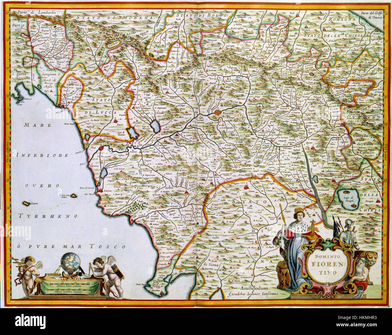 Atlas map symbols hi-res stock photography and images - Alamy