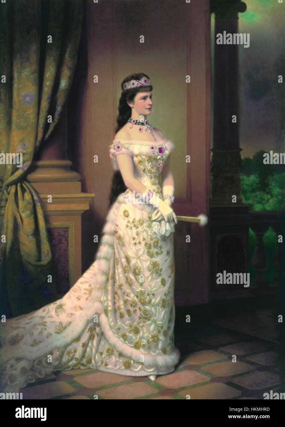 Georg Raab's painting captures a significant historical moment ...