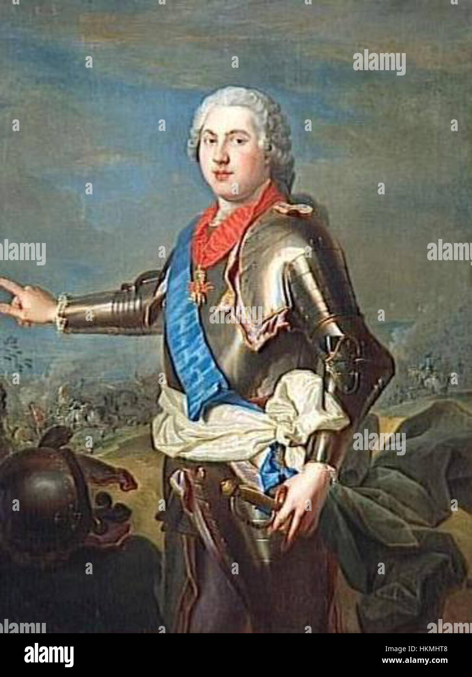 This 1758 portrait of Louis de France, Dauphin of France, painted by ...