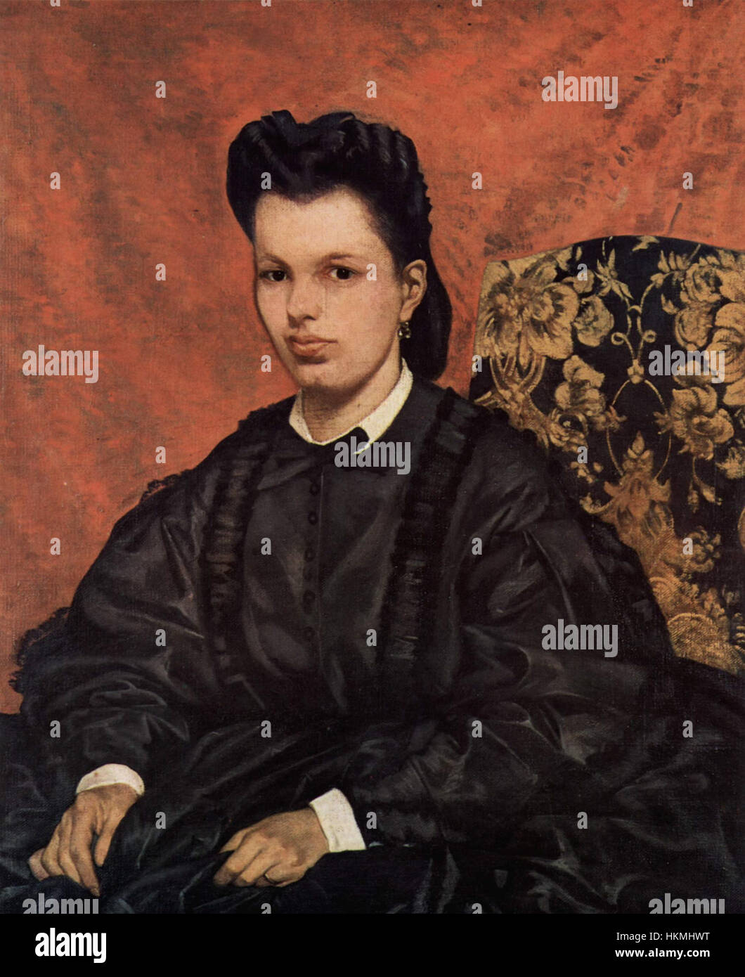 This artwork by Giovanni Fattori, an Italian artist, reflects his ...
