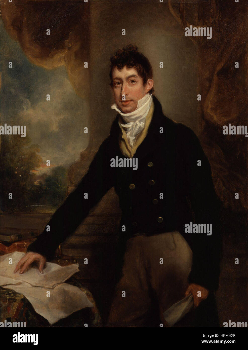 *Arthur William Devis* painted the portrait of *Gwyllym Lloyd Wardle ...