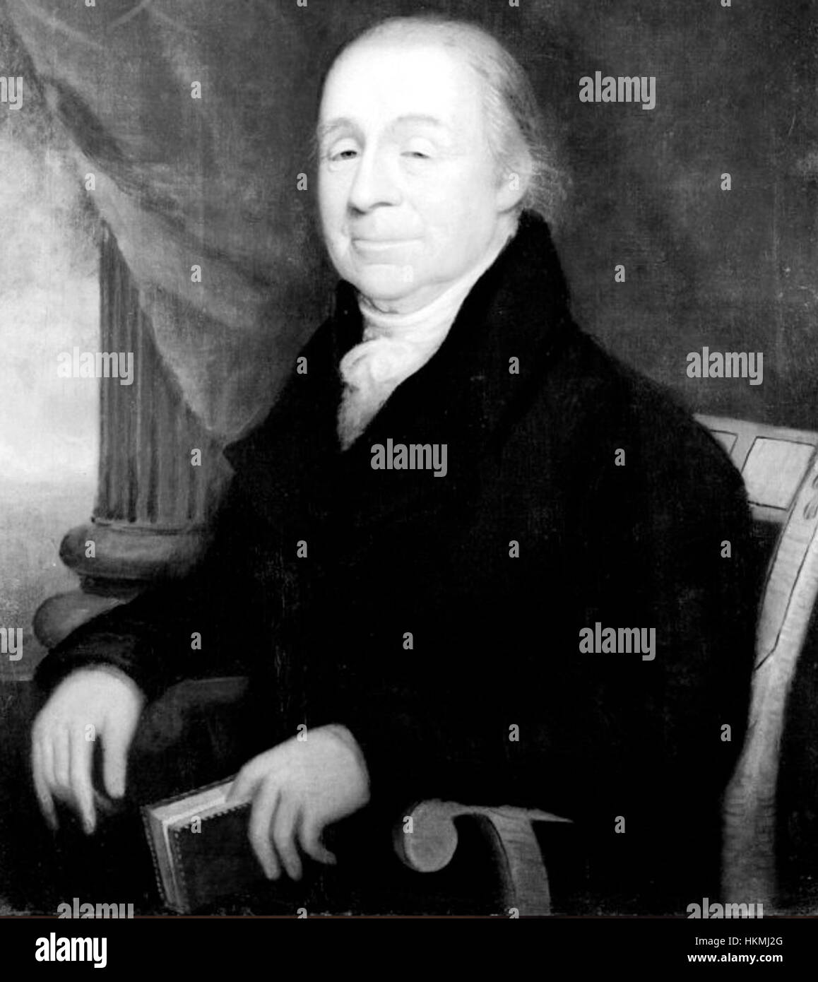 This oil portrait of William Gooch, painted by E.A. Greenwood in 1816 ...