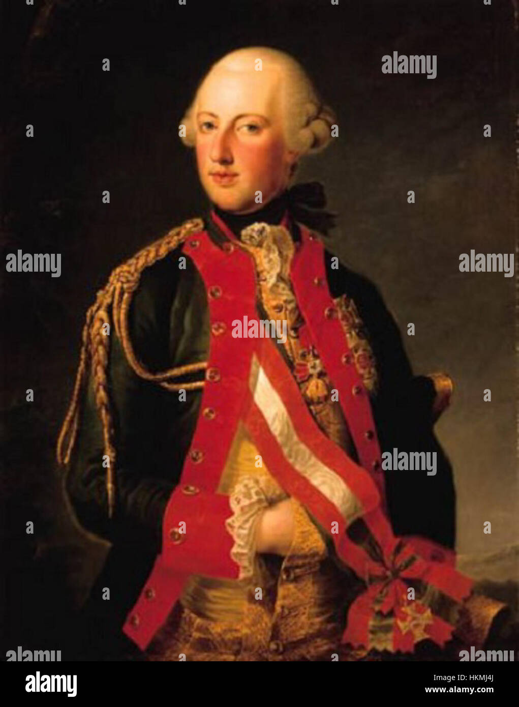 This portrait of Joseph II, painted by Joseph Hickel in the 18th ...