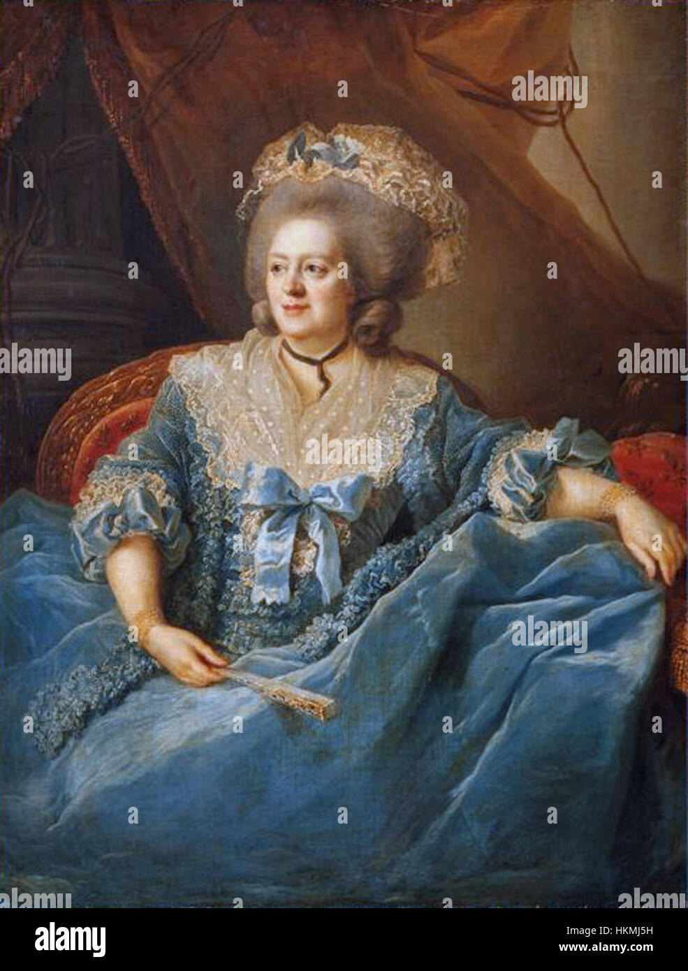 A portrait of Marie Adelaide de Bourbon, an 18th-century French ...