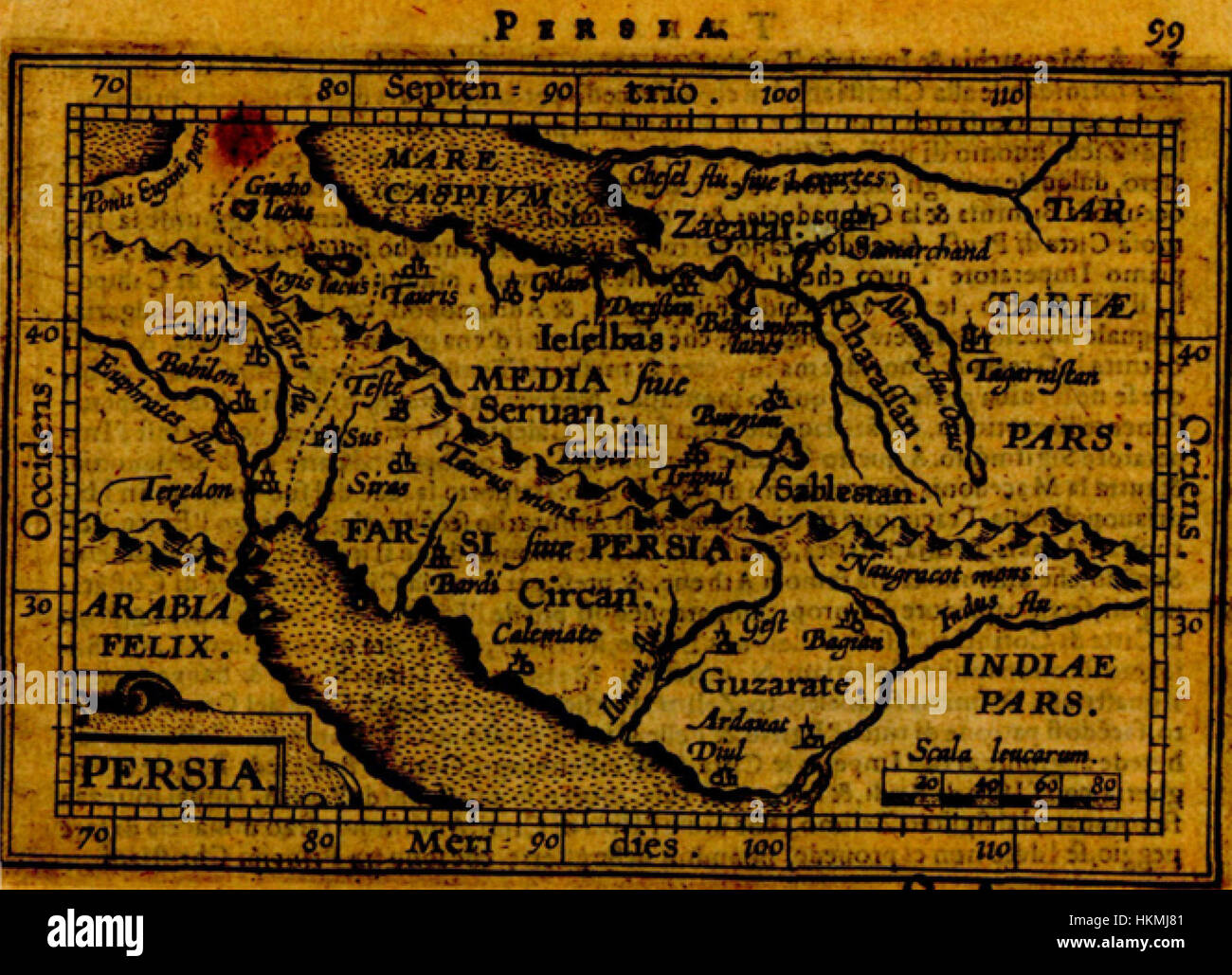 An engraving by Abraham Ortelius and Jan van Keerbergen, depicting the ...