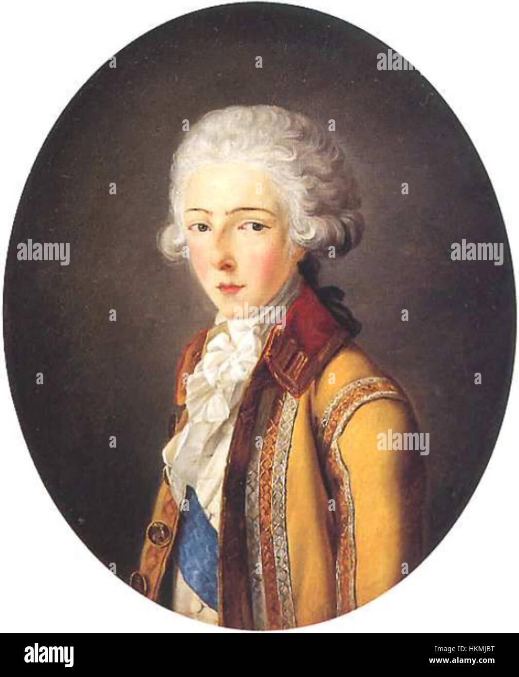 The portrait of Louis Antoine de Bourbon, Duke of Enghien, by Nanine ...