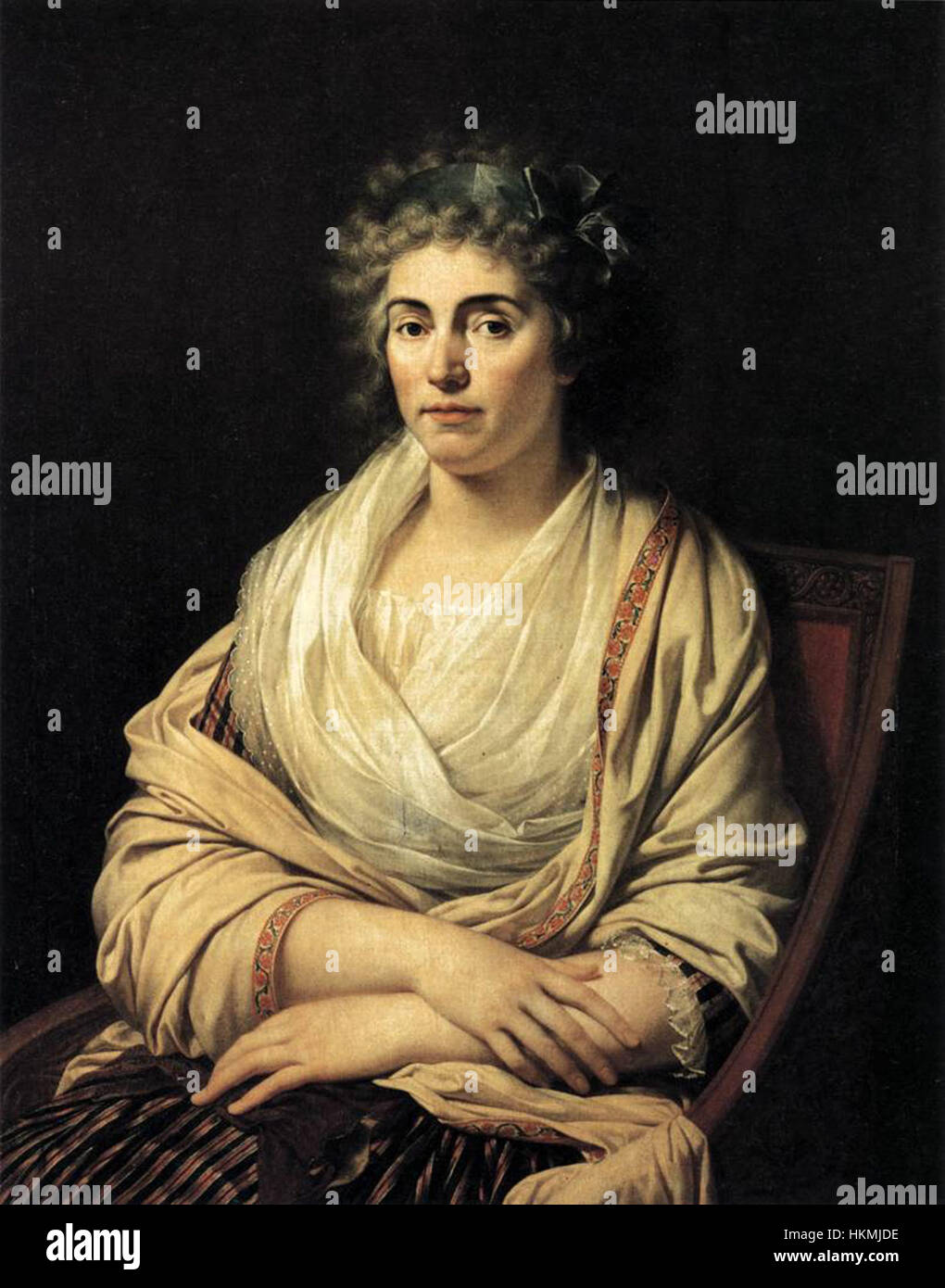 This portrait of Louise, Countess d'Albany, showcases the aristocratic ...