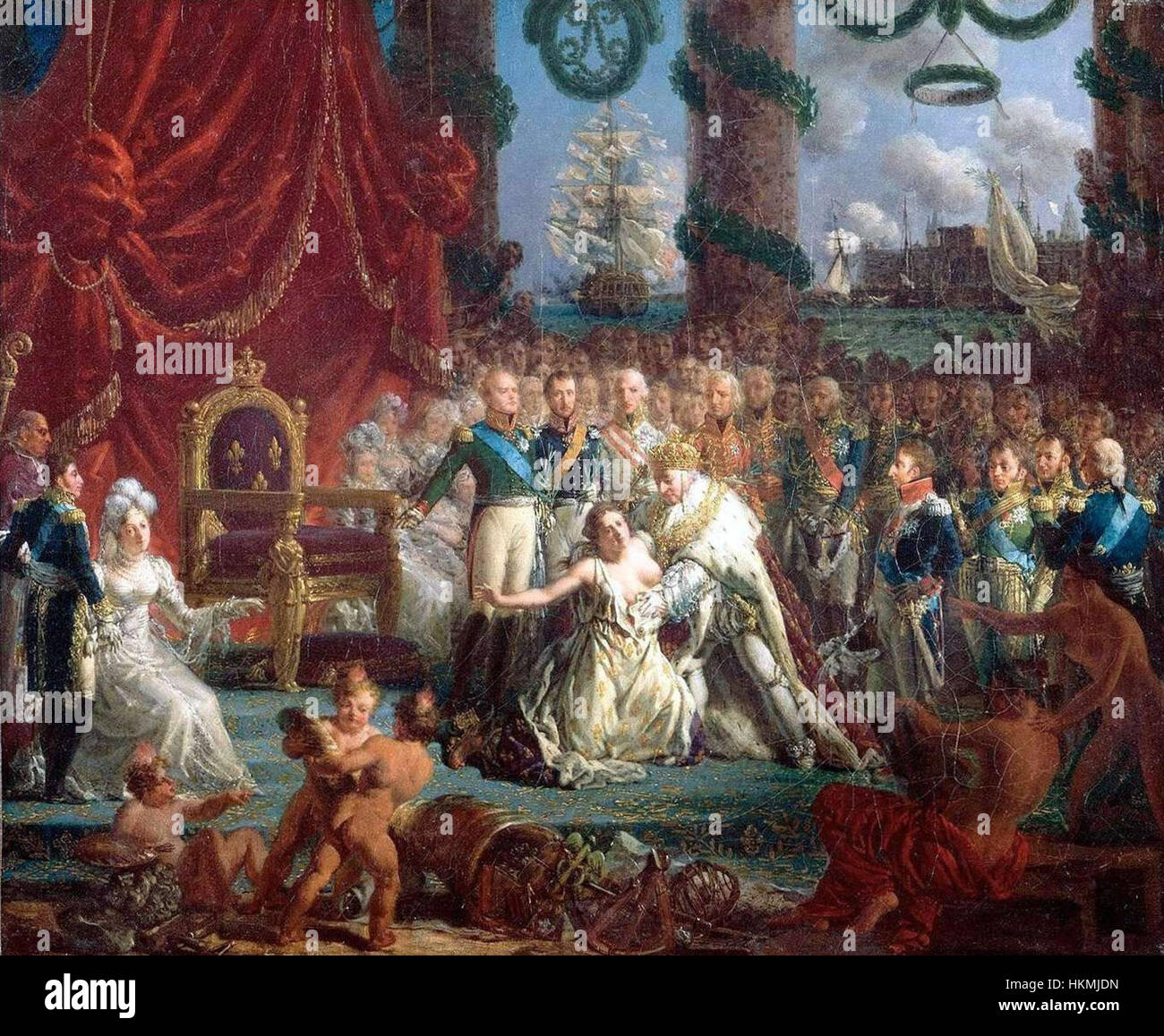 King louis xviii hi-res stock photography and images - Alamy