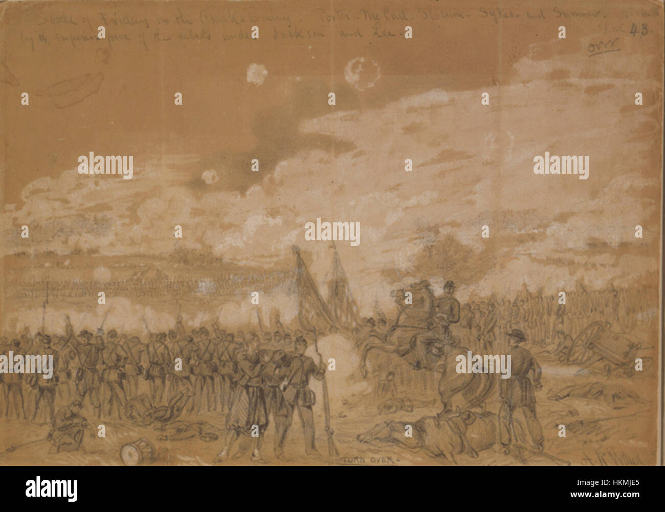 Battle of gaines mill hi-res stock photography and images - Alamy