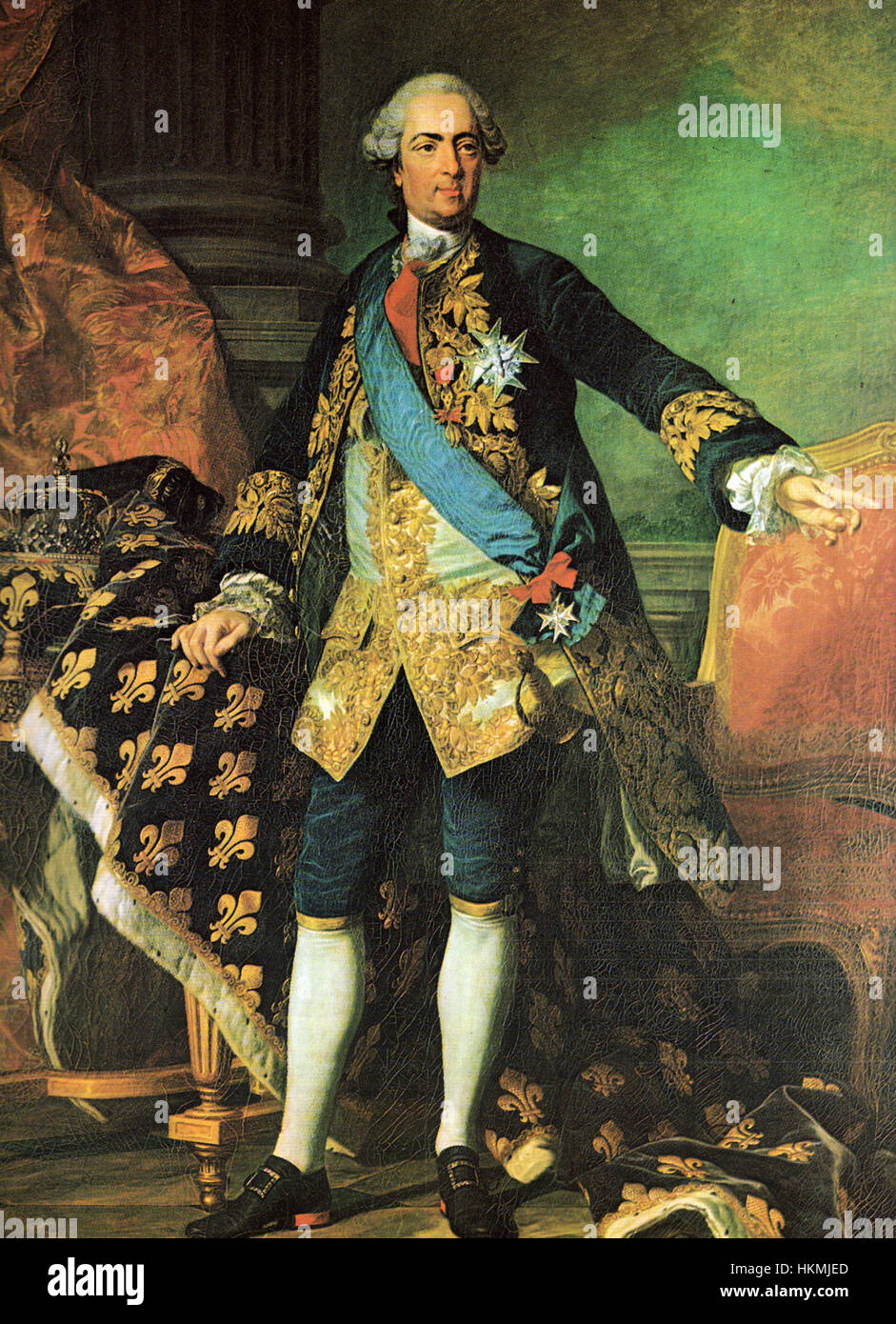 Portrait king louis xv france hi-res stock photography and images - Alamy