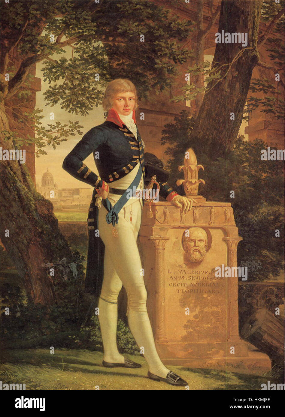 Louis Gauffier - Portrait of Prince Augustus Frederick Stock Photo - Alamy