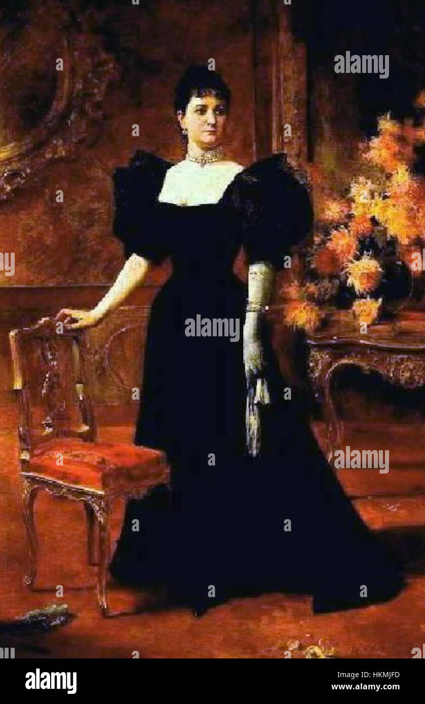 Maria Ibarra de Matos (1895) Arturo Michelena Stock Photo - Alamy