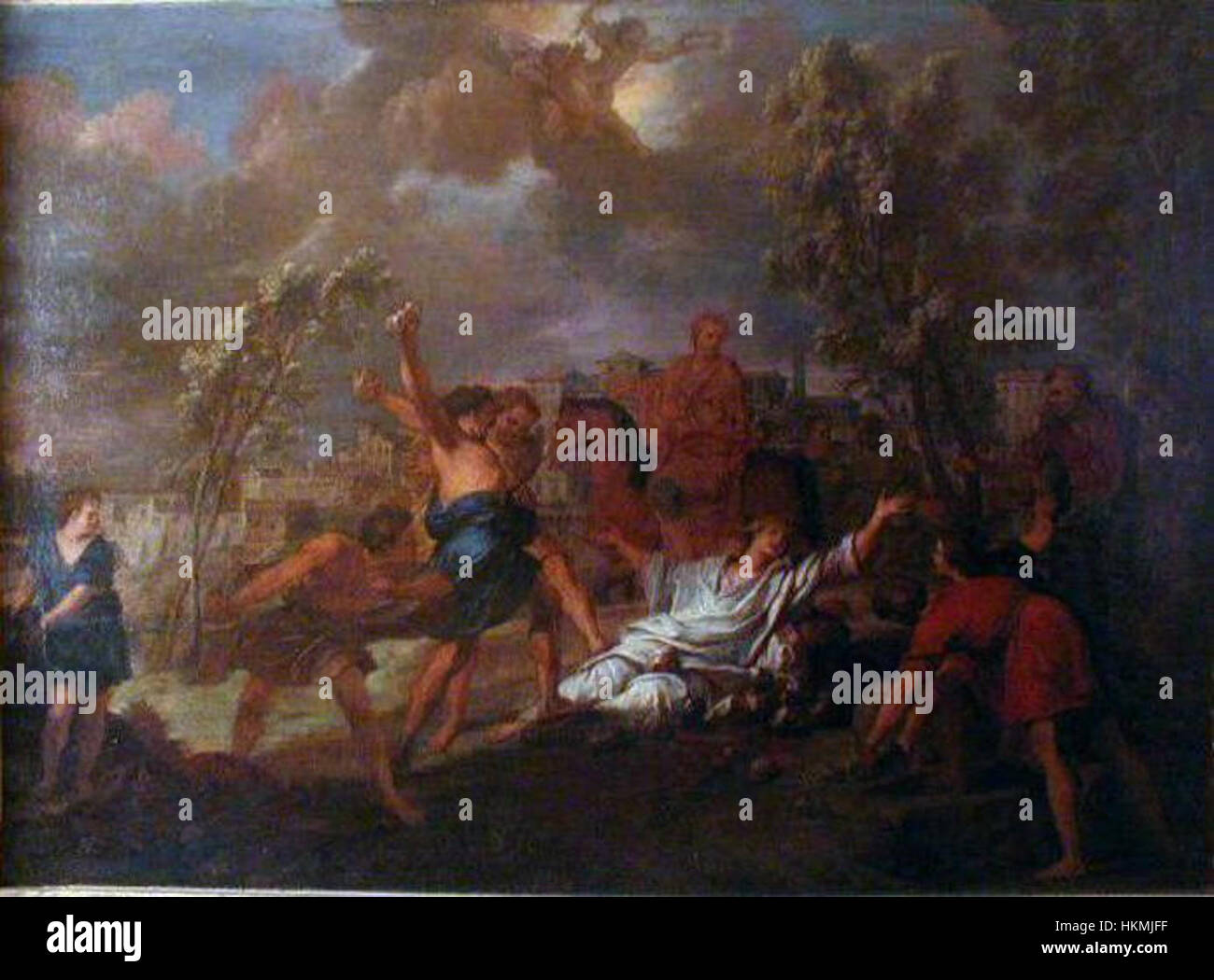 'La Lapidation de Saint Etienne' by Nicolas Bertin (1667-1736) is an ...