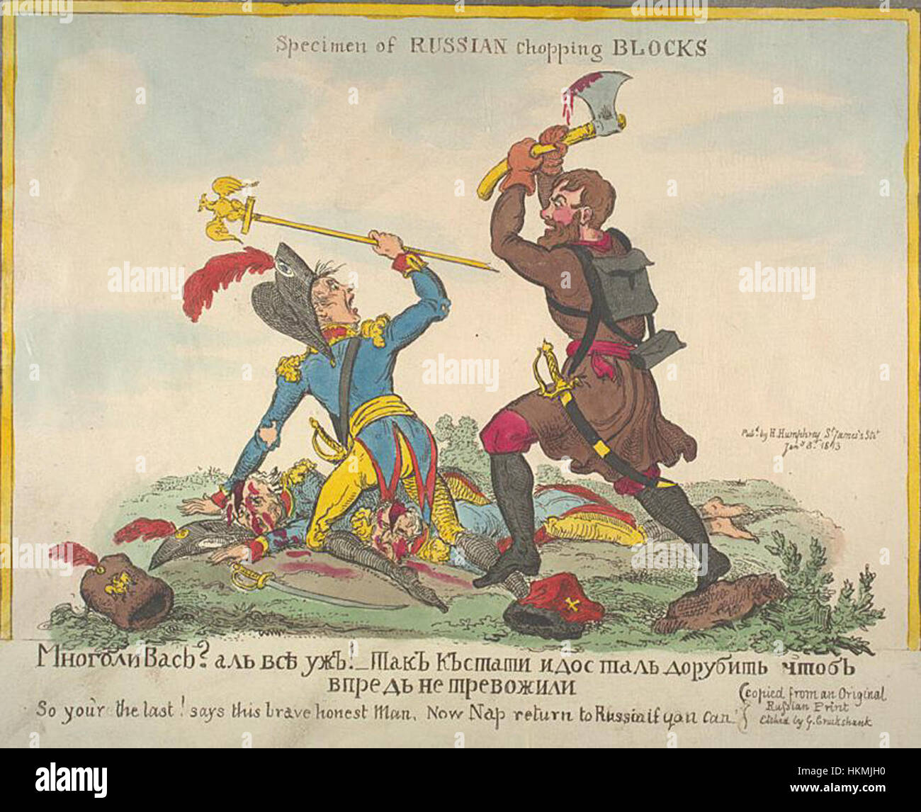 Napoleonic caricature hi-res stock photography and images - Alamy