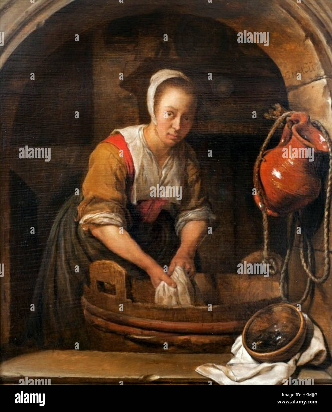 Metsu washerwoman hi-res stock photography and images - Alamy