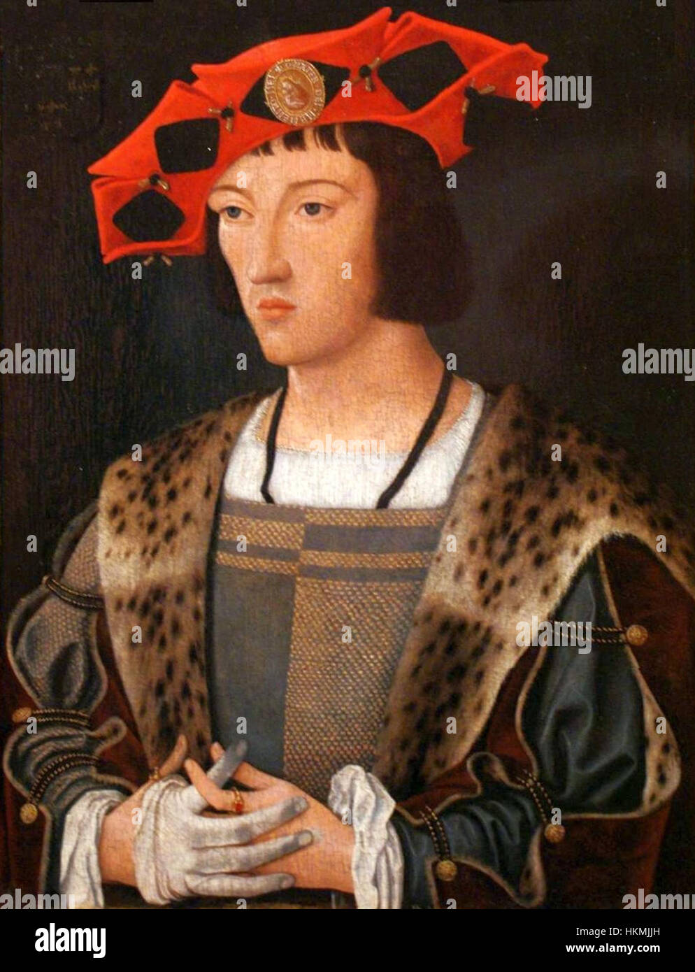 Mostaert Portrait of a courtier Stock Photo - Alamy