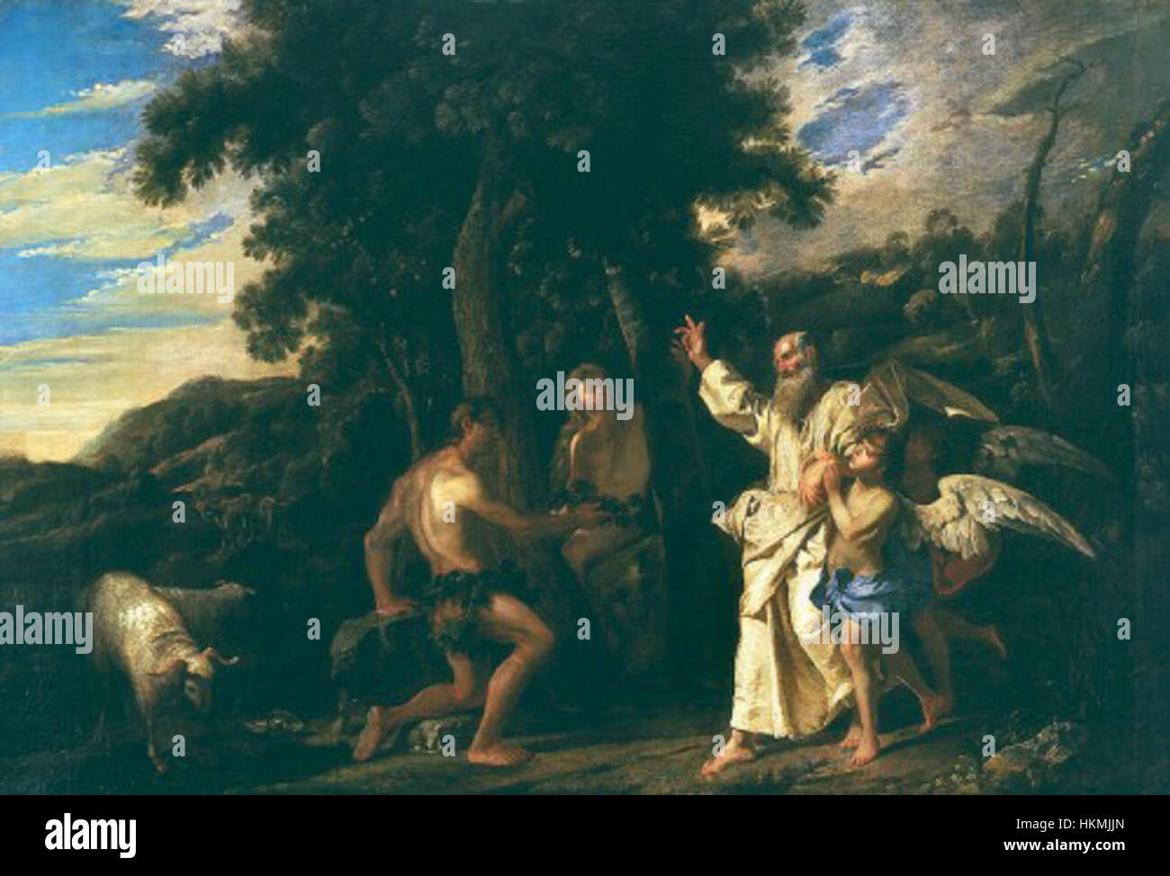 'Mola Expulsion from the Paradise' is a painting depicting the biblical scene of Adam and Eve ...