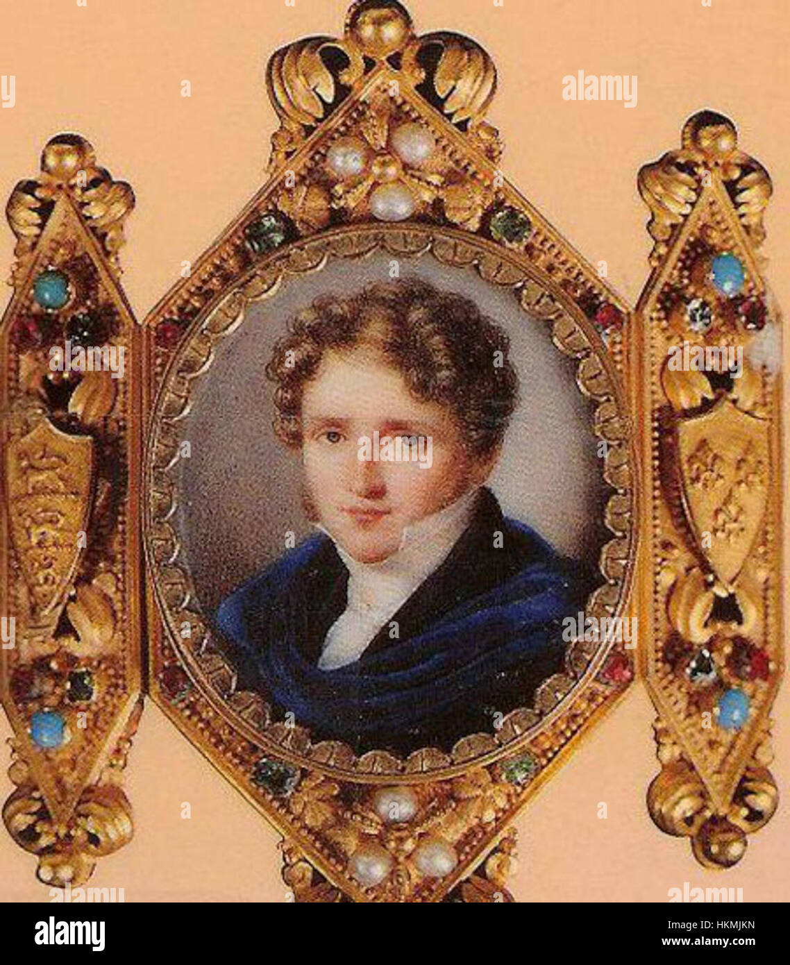 This intricately detailed miniature mansion is a remarkable example of ...