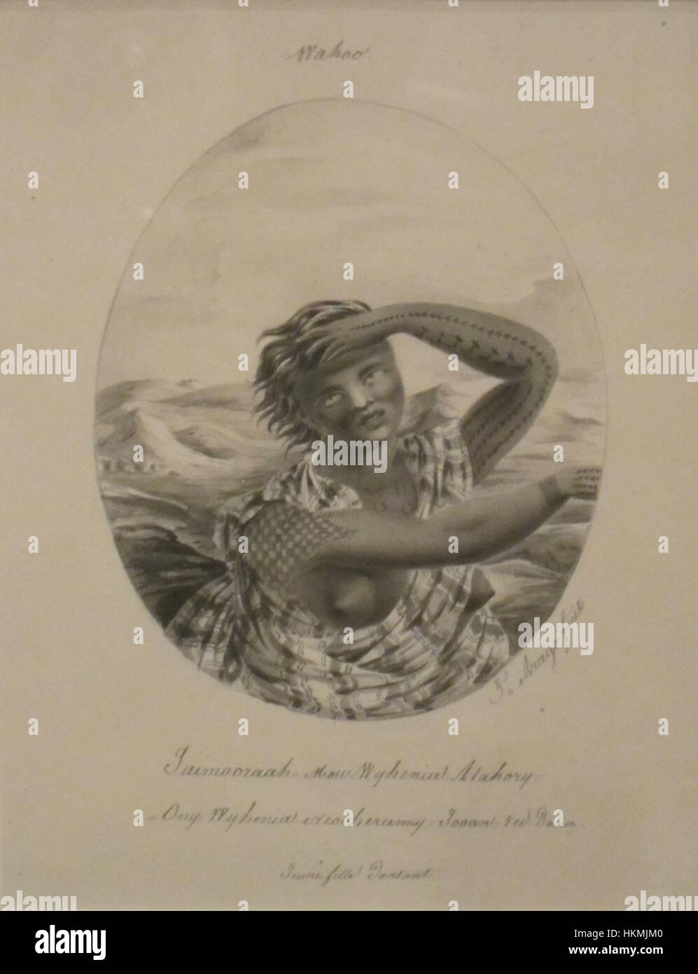 Jacques Arago’s 'Young Girl Dancing' from his voyage to the Pacific in ...