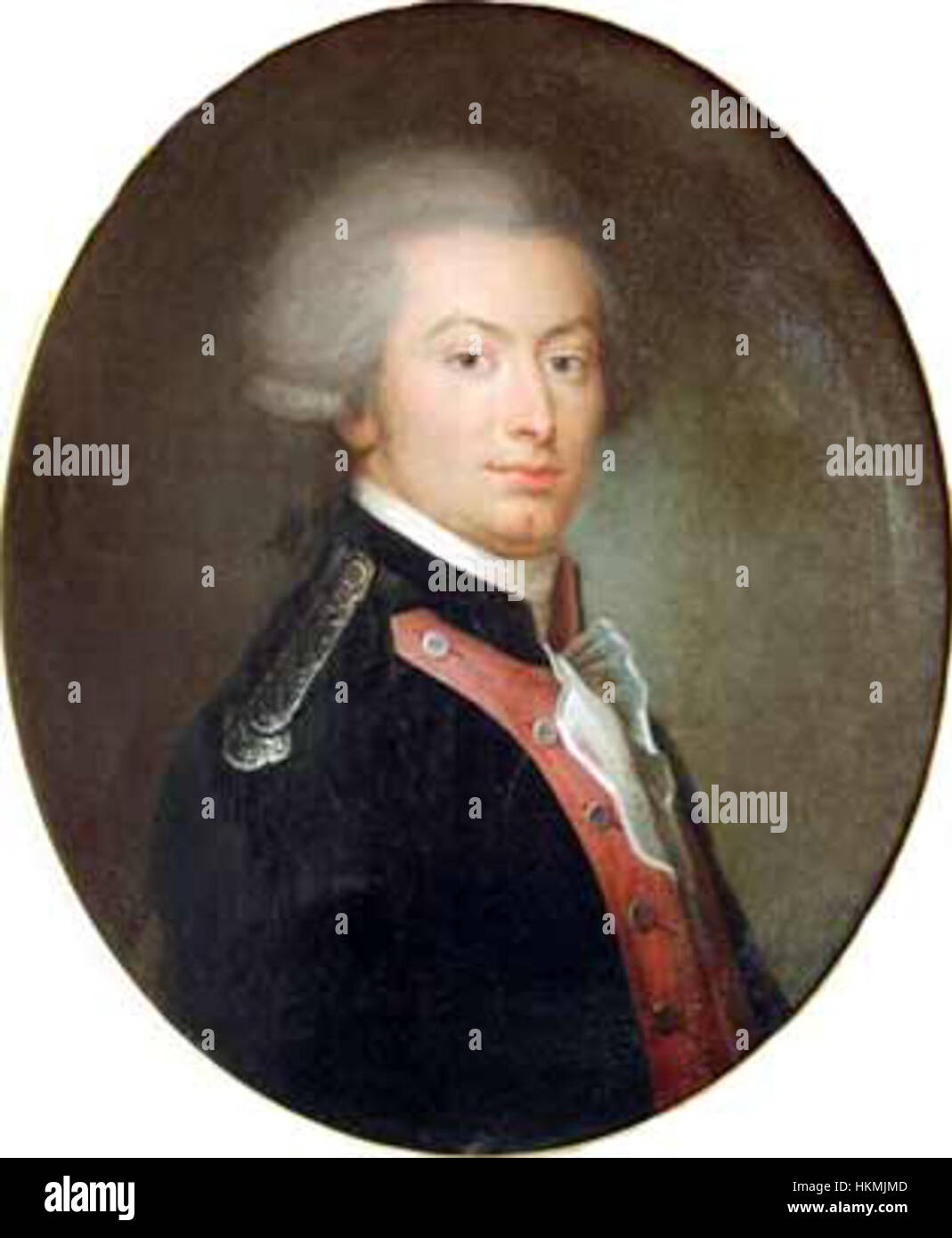 The portrait of La Fayette by Opie, painted in 1788, captures the ...