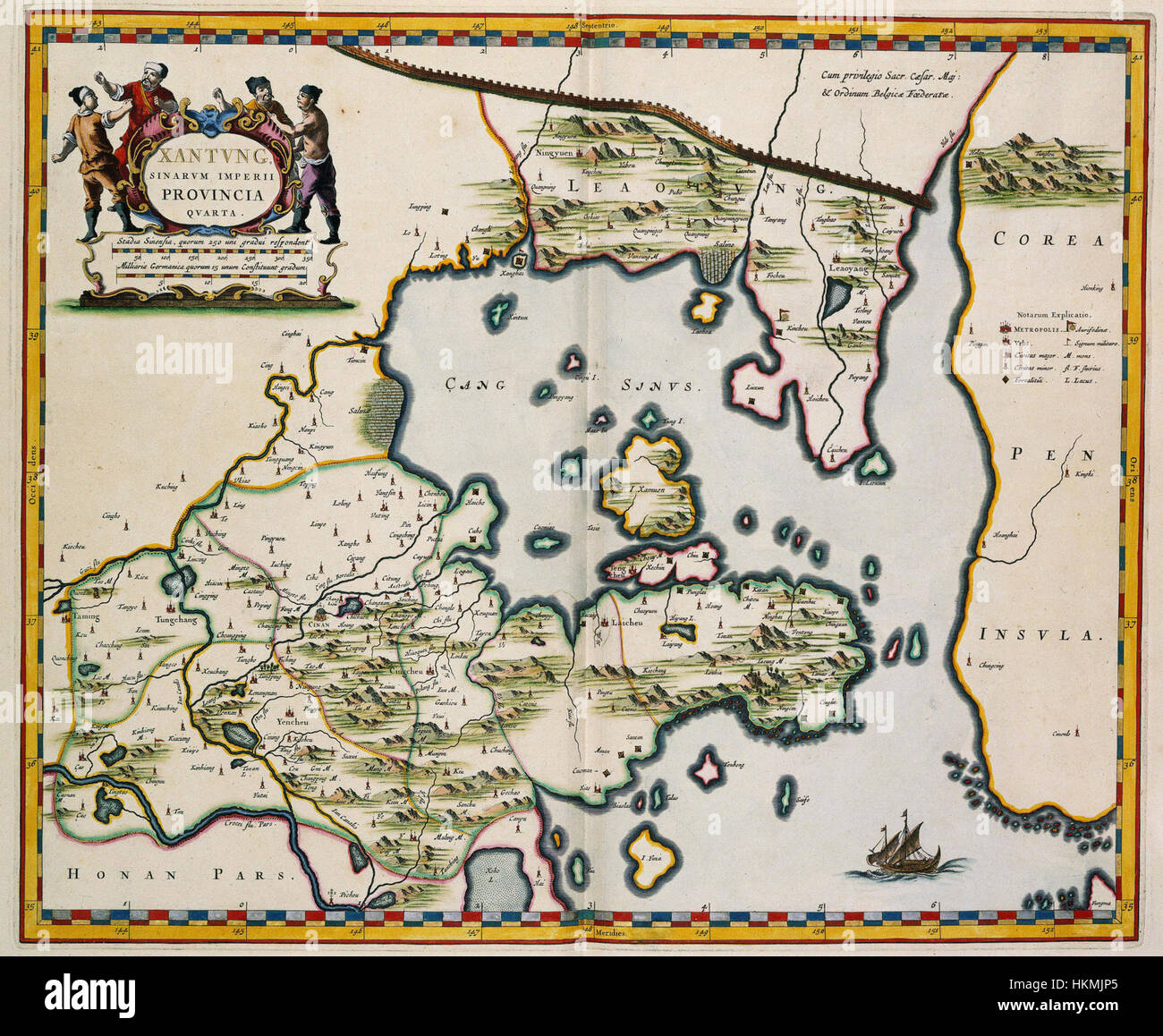 This map, part of the *Atlas Van der Hagen*, features a detailed ...