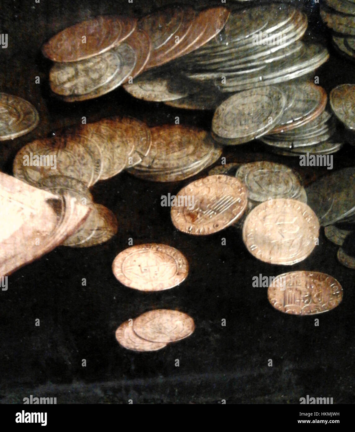 A detailed section from 'Two Tax Collectors' by Marinus van ...