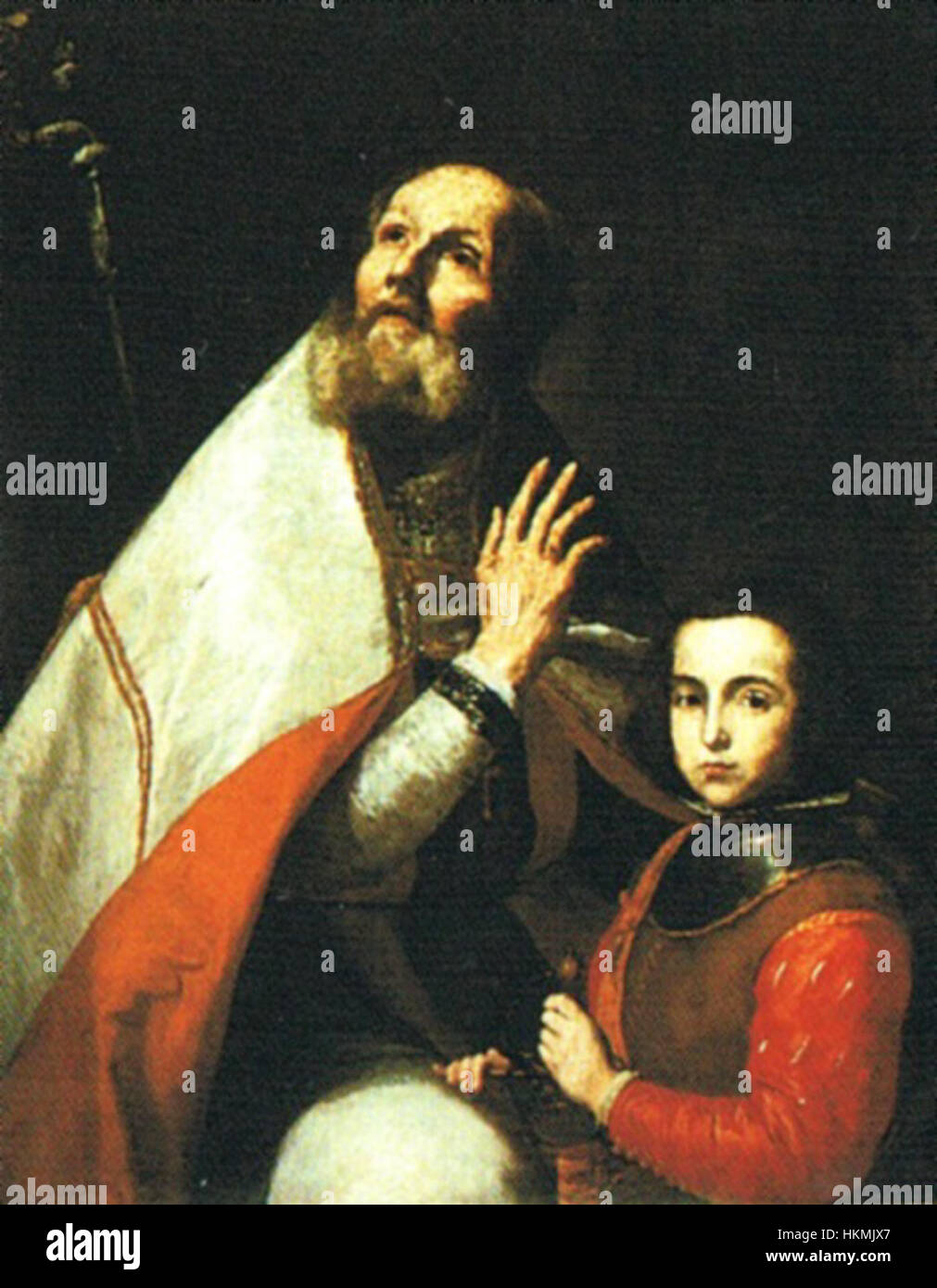 *Ribera St. Augustine* is an oil painting by Jusepe de Ribera ...