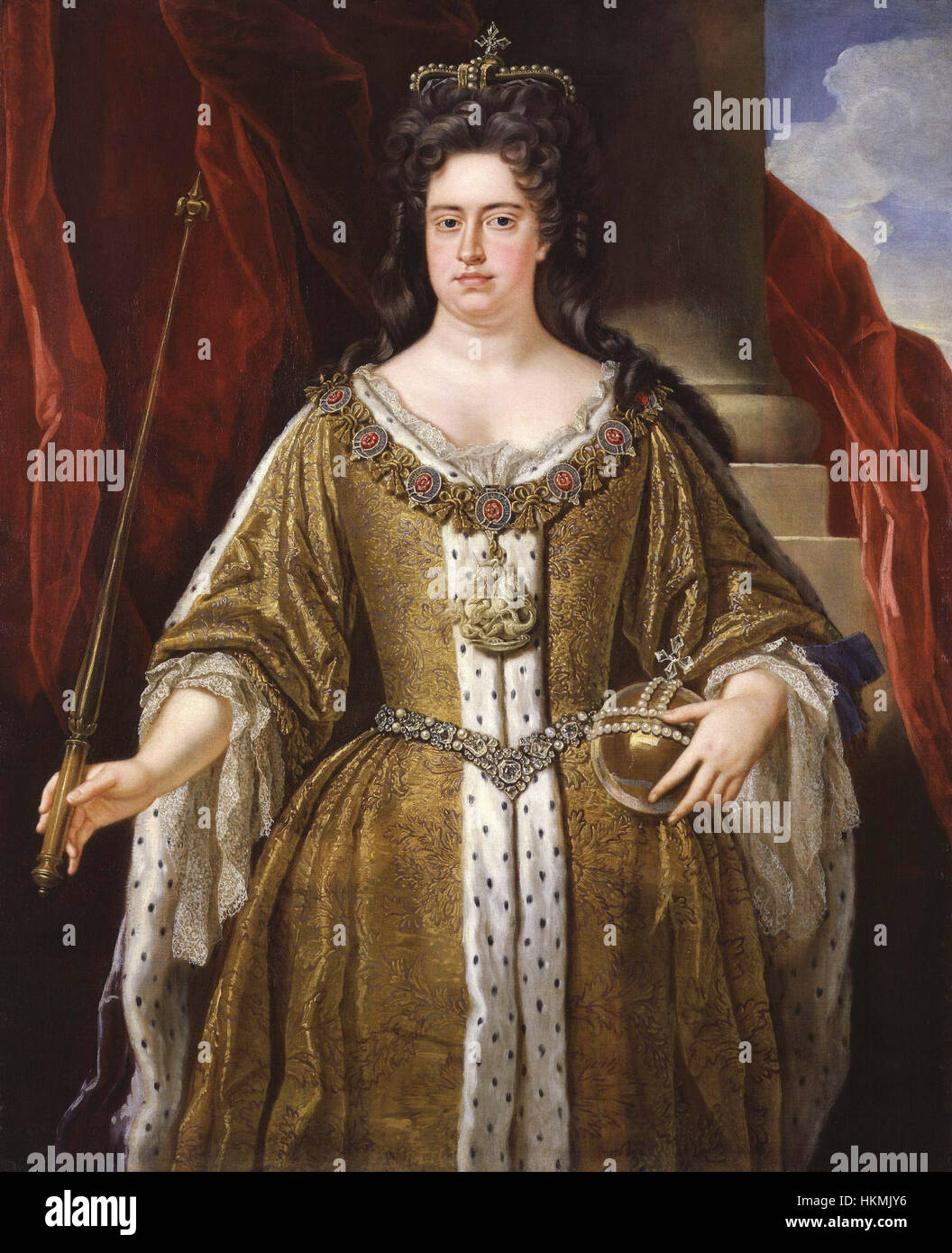 'Queen Anne' is an oil painting by John Closterman, portraying Queen ...