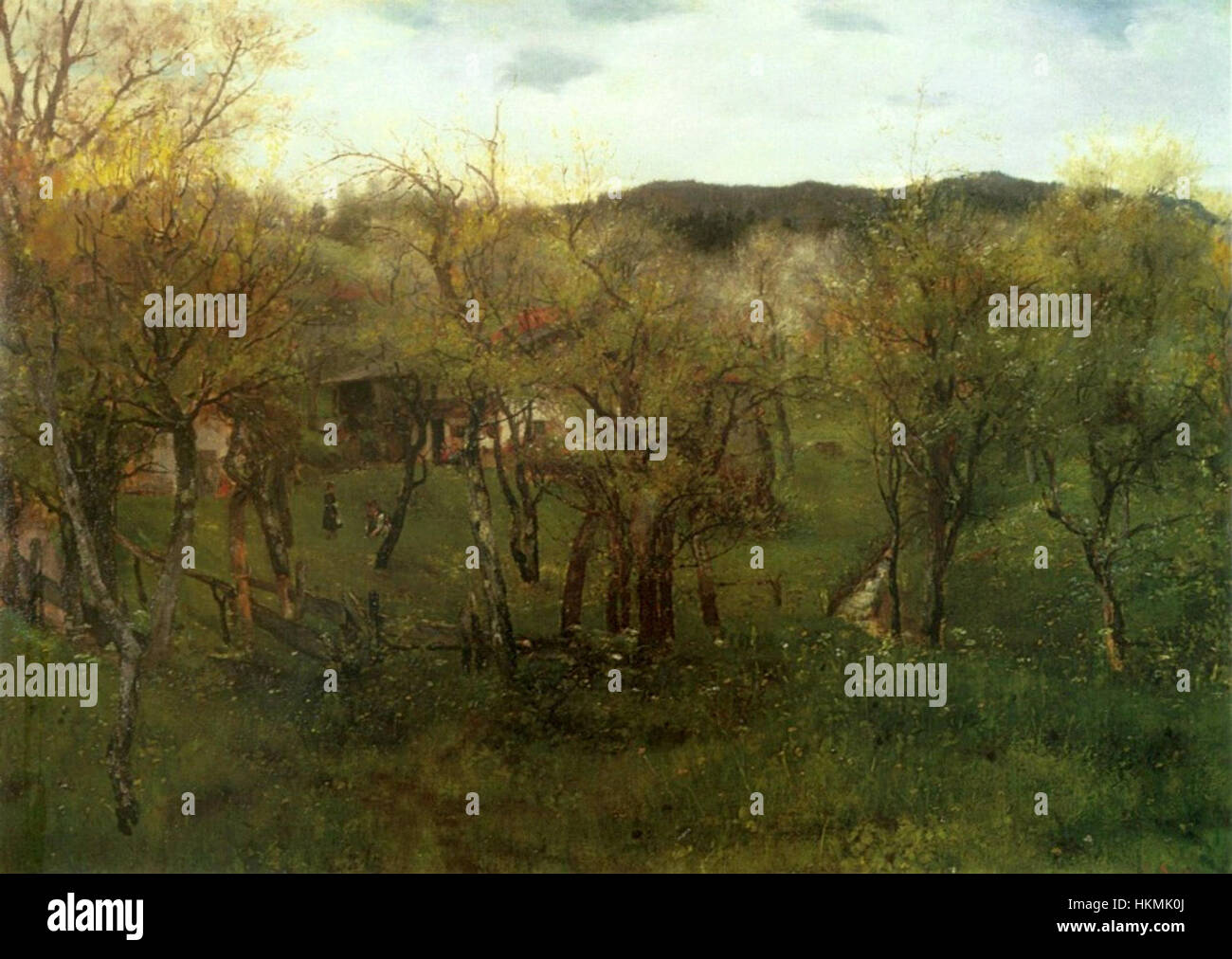 Orchard painting hi-res stock photography and images - Alamy