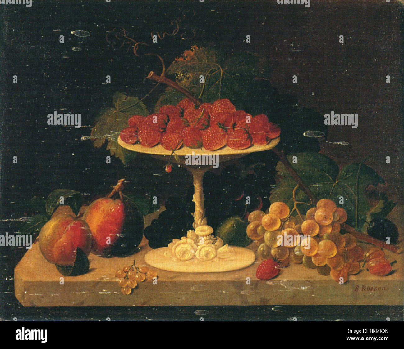 Art painting severin roesen hi-res stock photography and images - Alamy