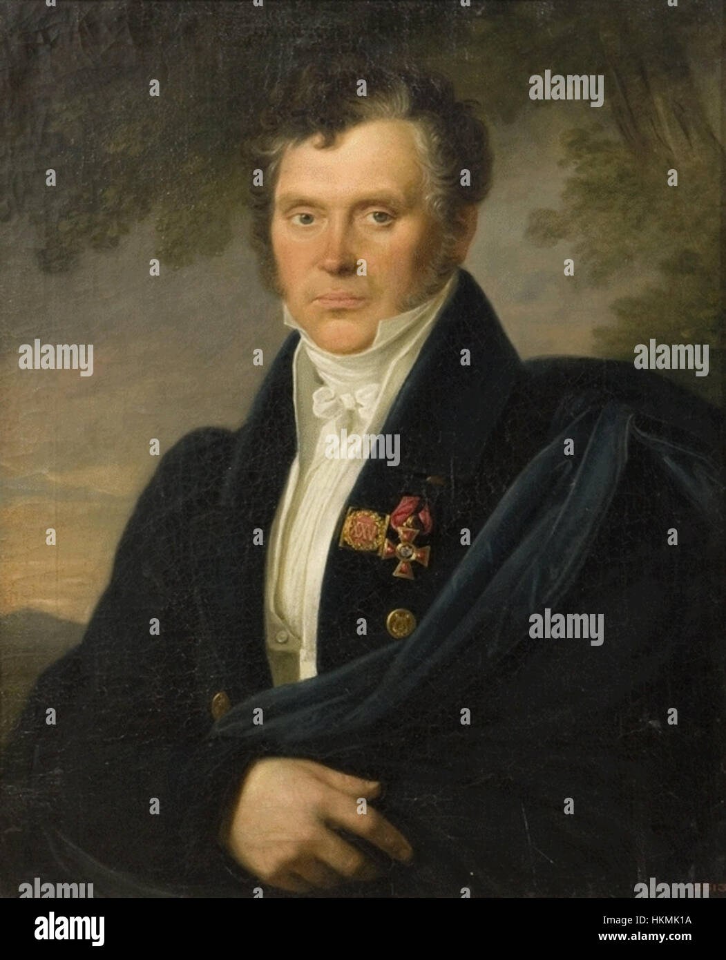 This self-portrait by Stepan Pimenov, painted in the 1830s, offers an ...