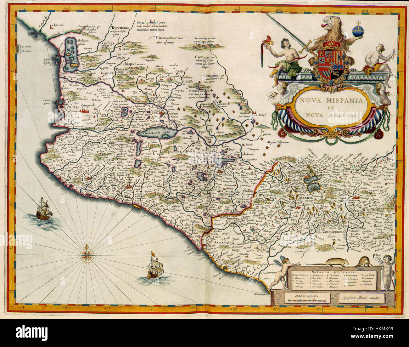 Spanish colonial map 17th century hi-res stock photography and images ...