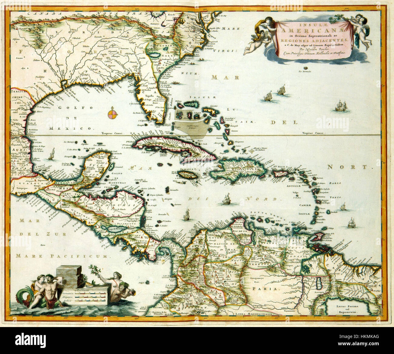 North america map 1600s hi-res stock photography and images - Alamy