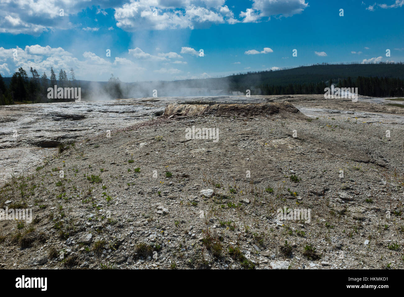 Geyser Hill, Upper Geyser Basin, Yellowstone National Park, Wyoming ...