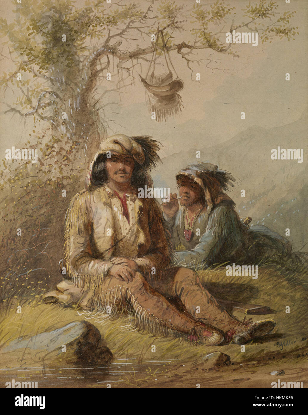 Alfred Jacob Miller’s painting ‘Trappers’ depicts the rugged lives of ...
