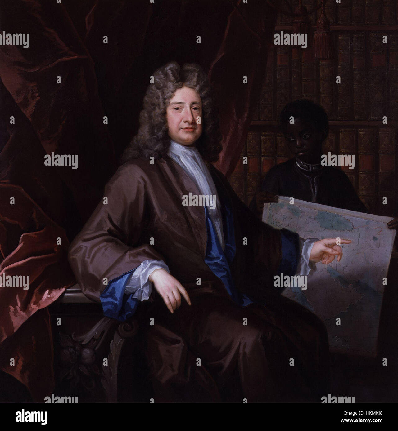 This portrait by Sir John Chardin, created by a renowned artist ...