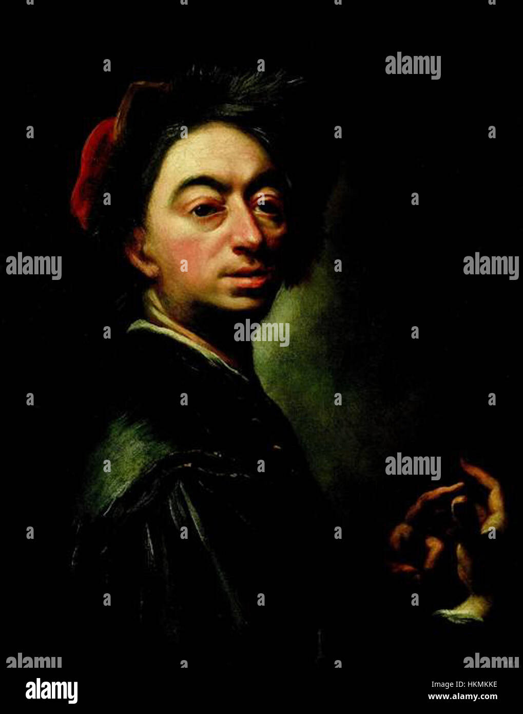 Petr Brandl's self-portrait, painted in 1725, represents his mastery in ...