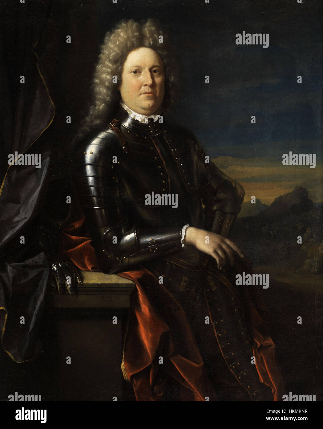 Adrian van der Werff Portrait Friedrich von Schomberg Stock Photo - Alamy