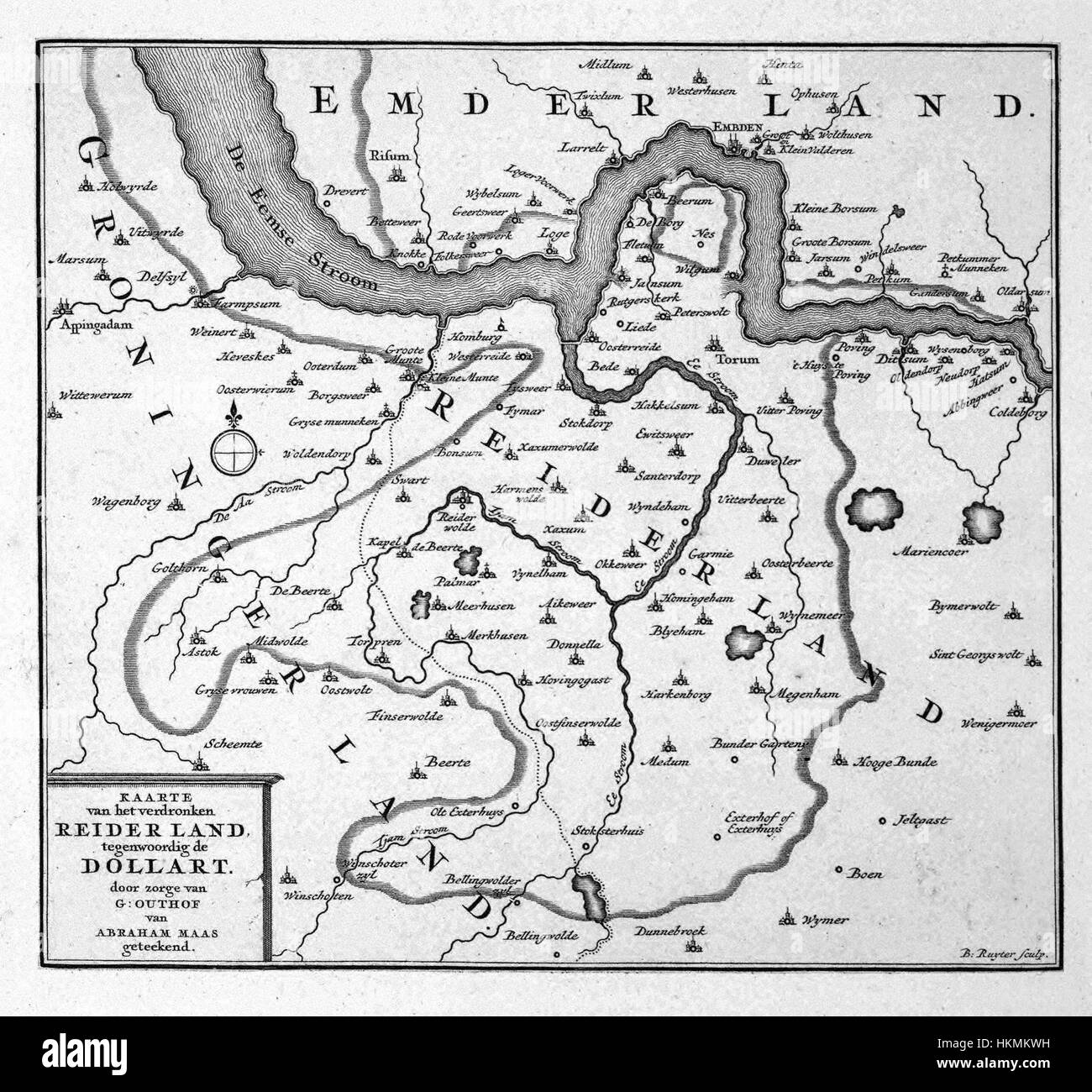 Maas map hi-res stock photography and images - Alamy