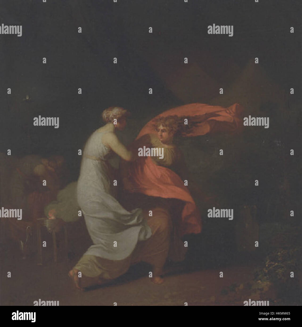 'Le Triumvirat' by Abilgaard is a neoclassical painting depicting three ...