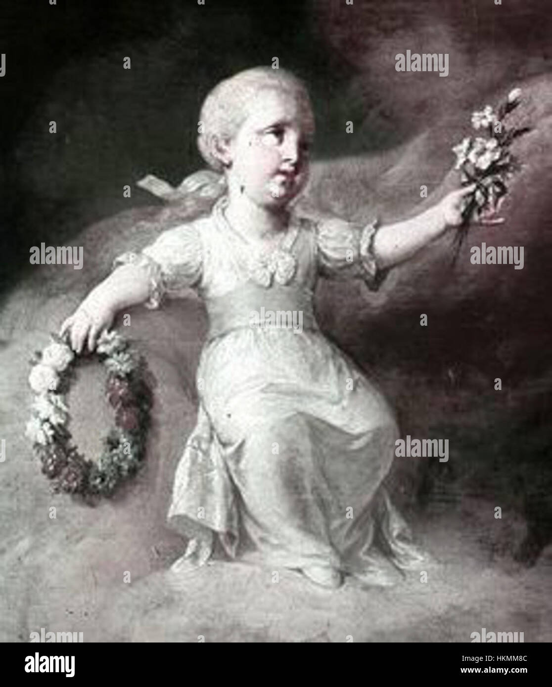 This portrait of Maria Karolina, painted in 1740, captures the likeness ...