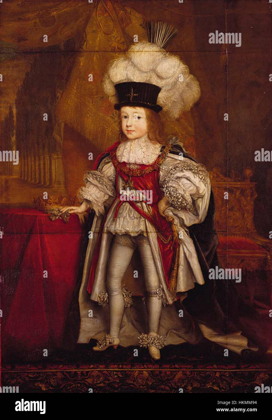 A historical portrait of James, Duke of Cambridge, painted by Wright ...
