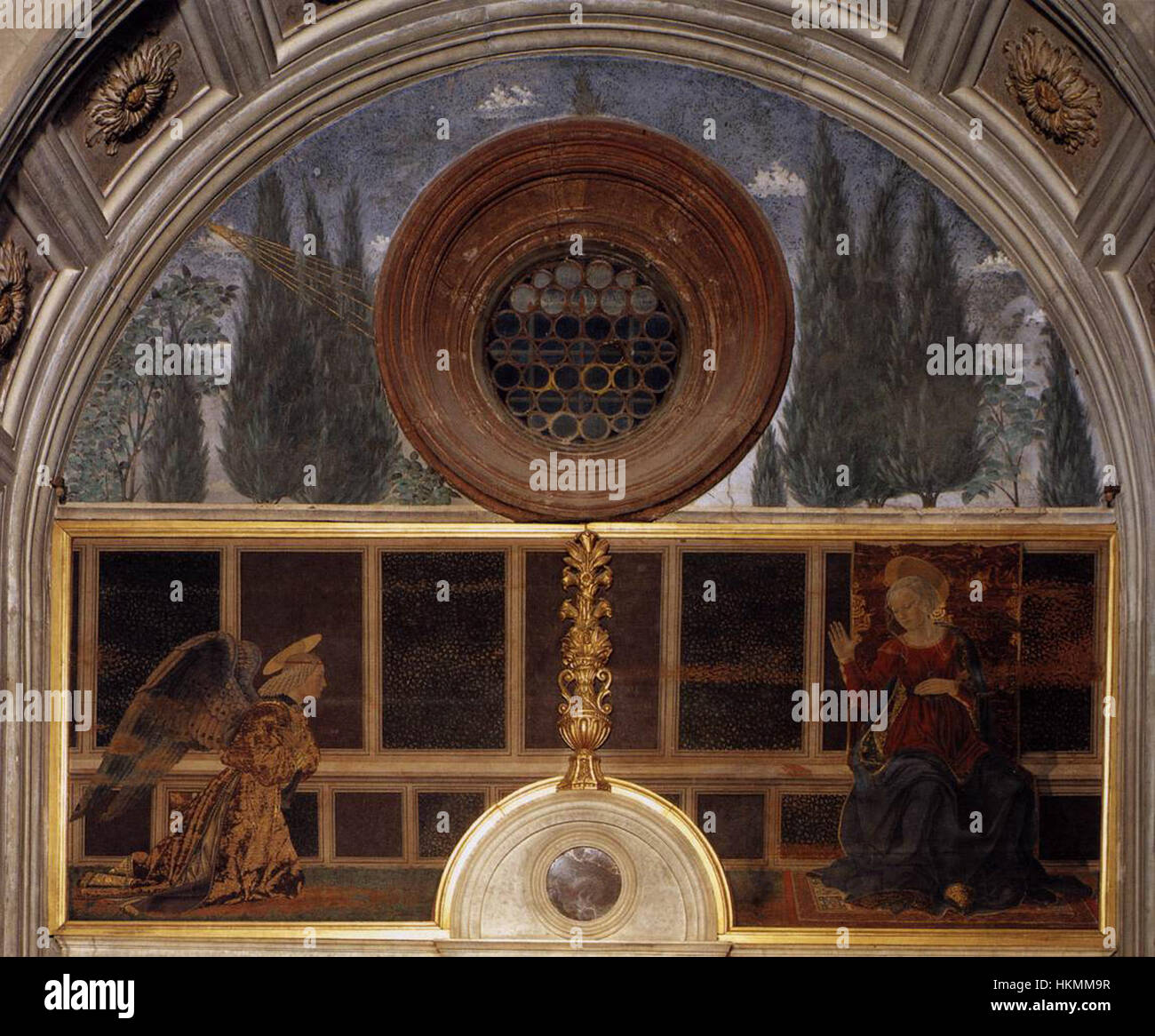 Alesso Baldovinetti's 'Annunciazione della Cappella del Portogallo ...