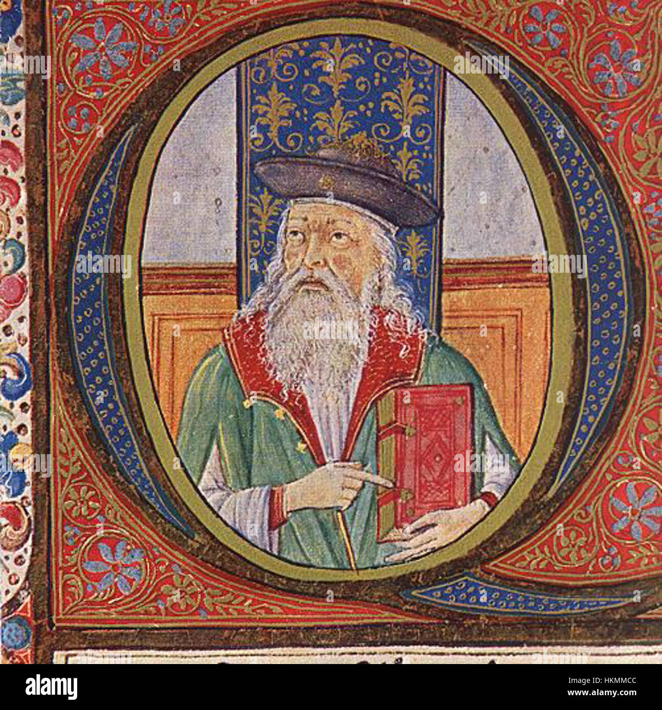 This 15th-century artwork from the Codex Heroica depicts heroic figures ...