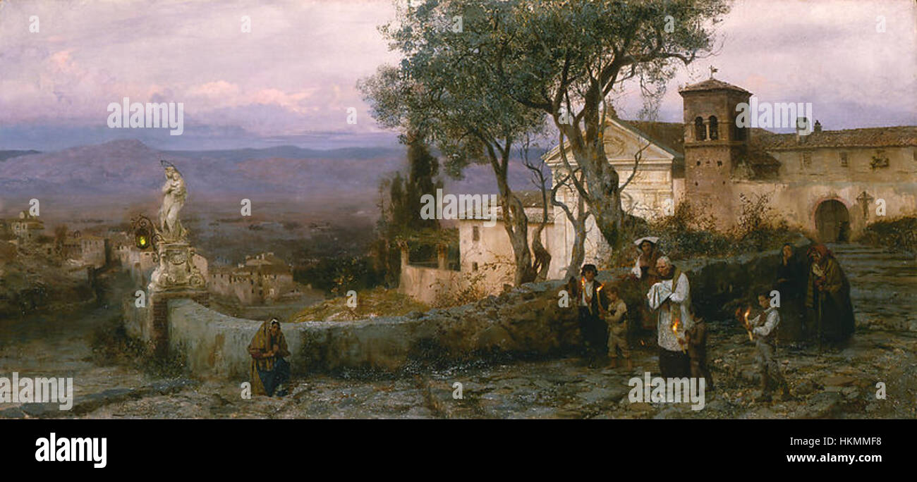 Siemiradzkiâ€™s painting 'With Viaticum' illustrates a poignant moment ...